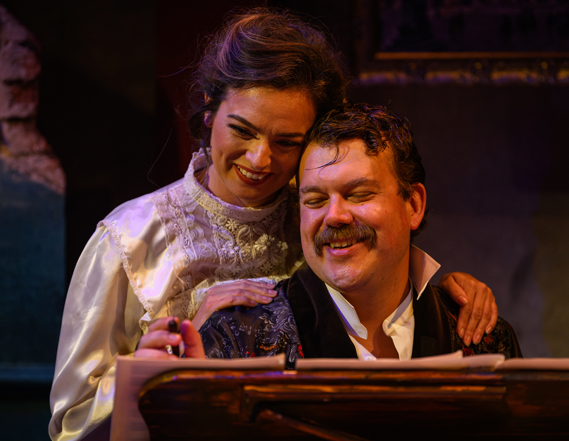 That Bastard, Puccini!, Park Theatre review - inventive comic staging ...